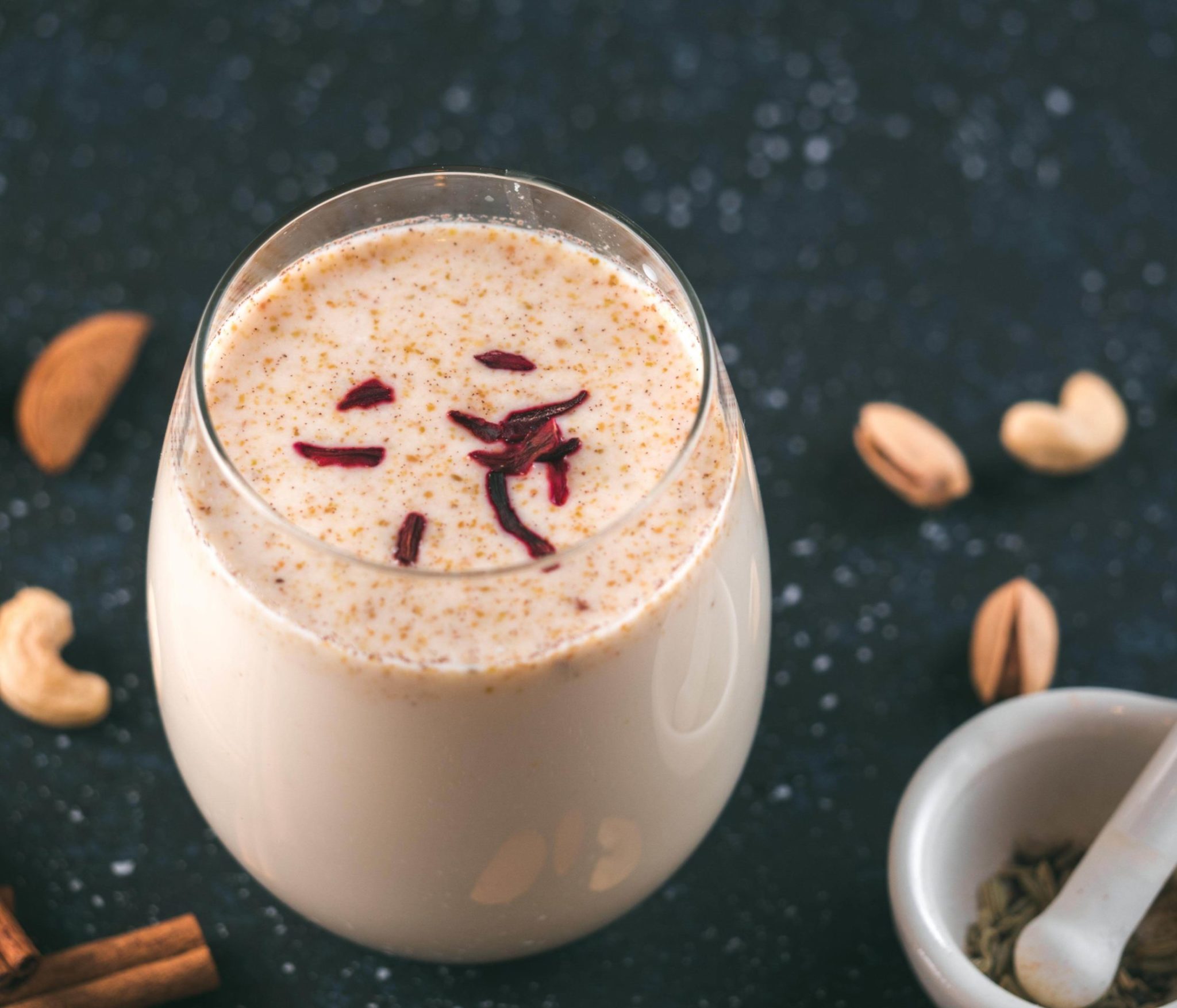 Thandai Recipe | Almond Flavored Milk - VegeCravings