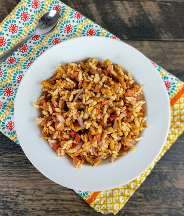 Quick Bhel Puri Recipe using Tomato Ketchup