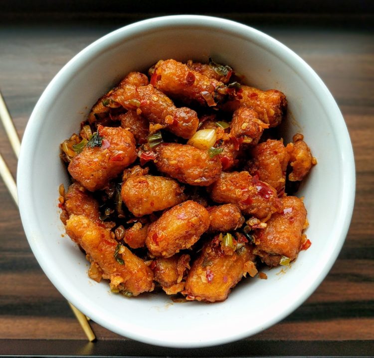 Baby Corn Manchurian Dry Recipe (Indo-Chinese Recipe)
