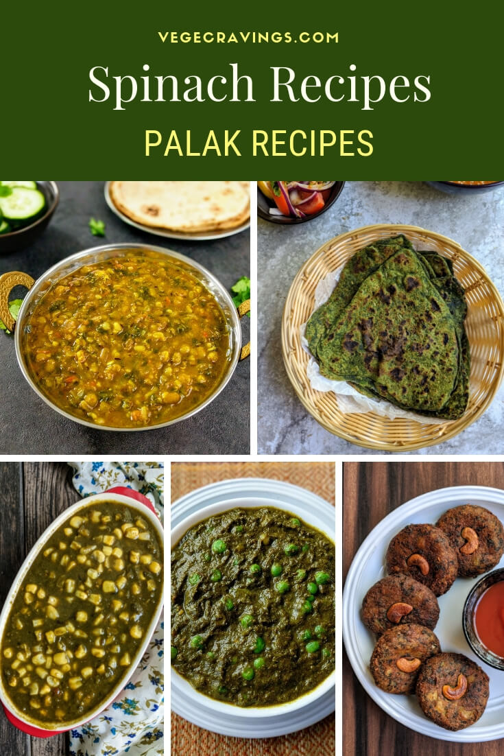 Palak Recipes | 15 Indian Spinach Recipes