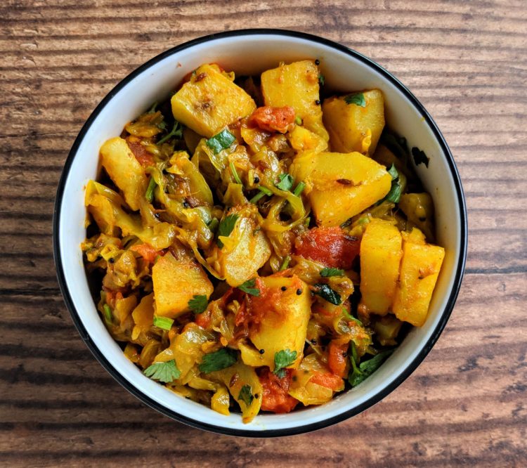 Aloo Patta Gobhi Recipe | Cabbage Potato Stir Fry