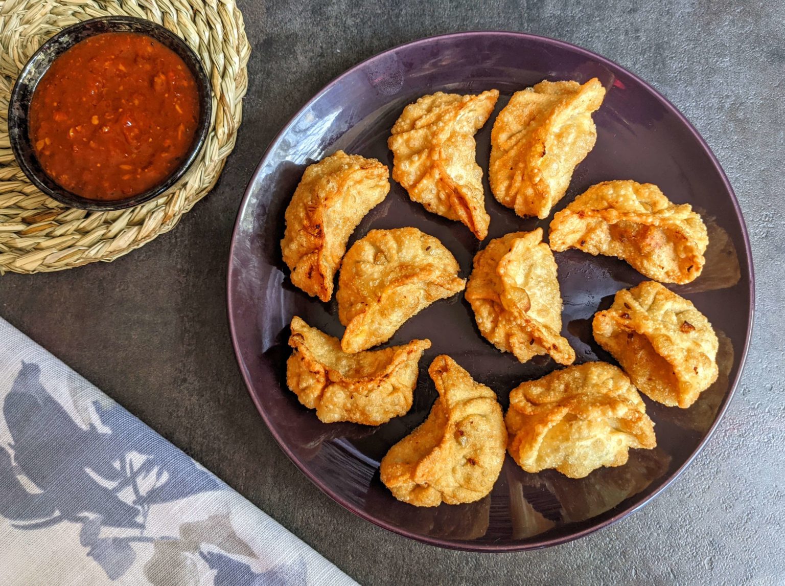 Veg Fried Momos Recipe