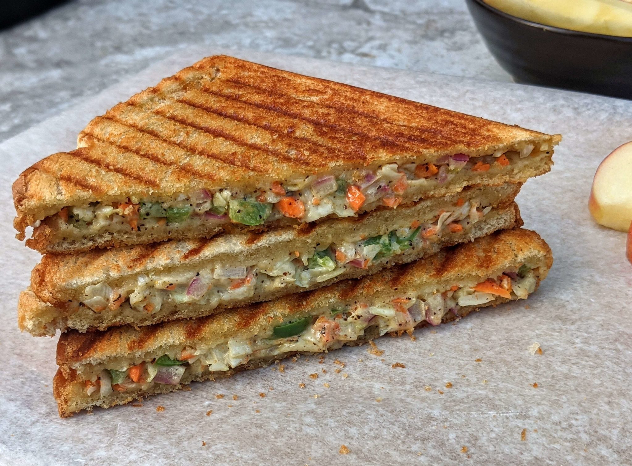 Mayonnaise Sandwich Recipe | Veg Mayo Sandwich