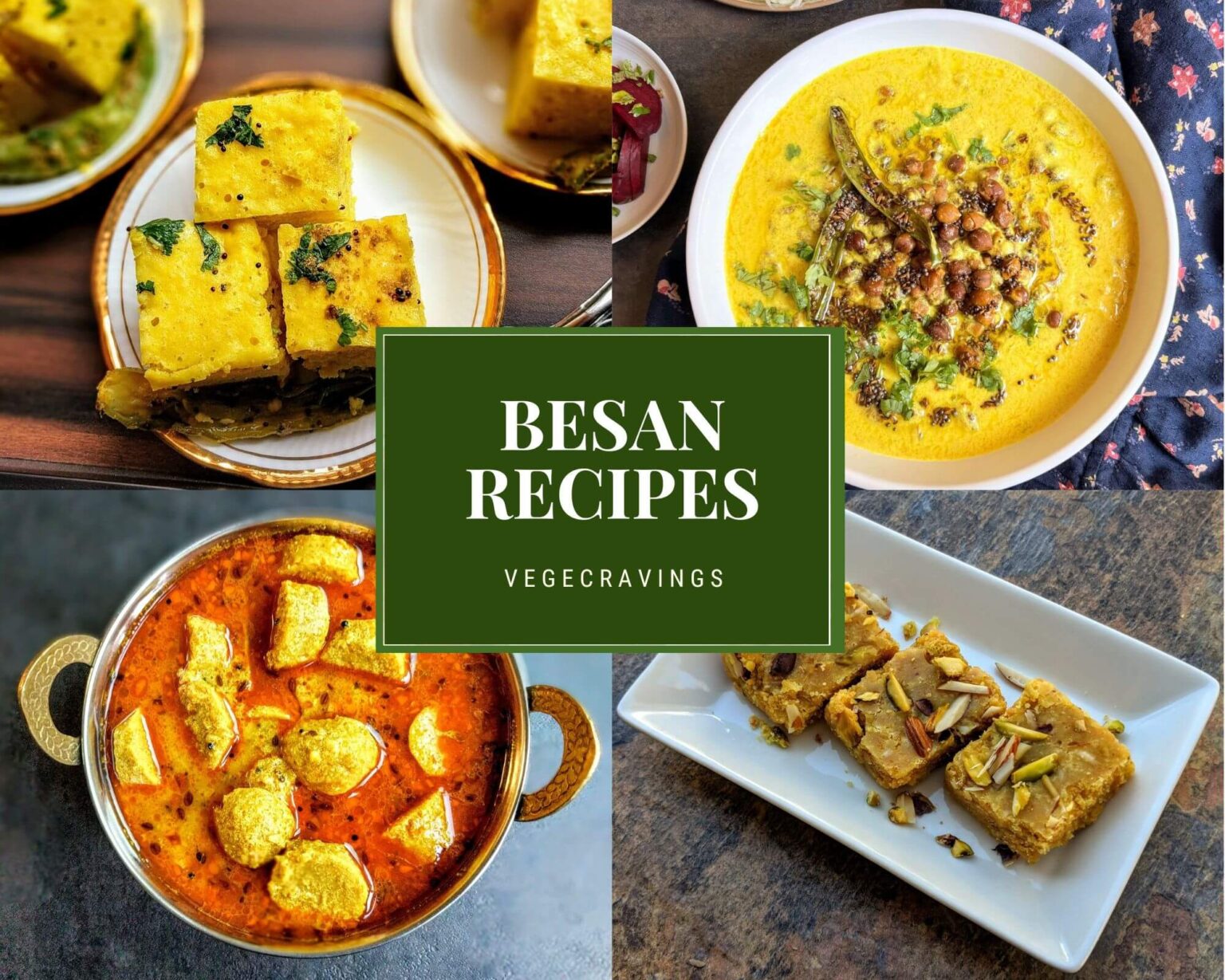 Besan Recipes | 28 Veg Gram Flour or Chickpea Flour Recipes