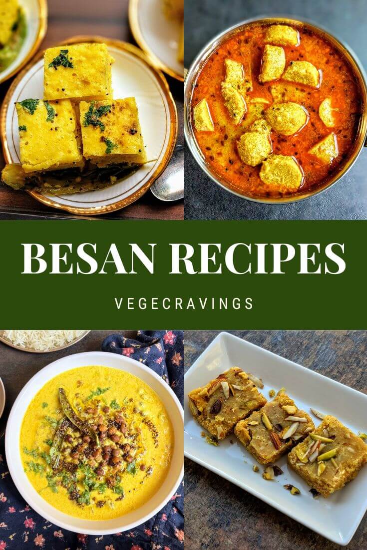 Besan Recipes | 28 Veg Gram Flour or Chickpea Flour Recipes
